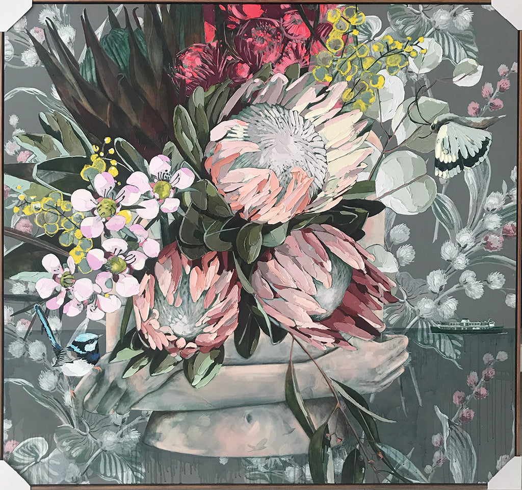 Jessica Watts Artist | The Pleasure's Mine | Original Oil Painting